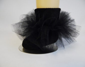 Girls Black and White Ruffle Tutu Socks/infant Ruffle Socks. - Etsy