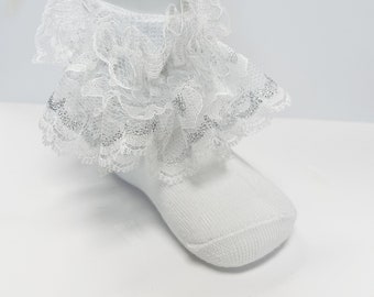 White Ruffle Lace - Etsy