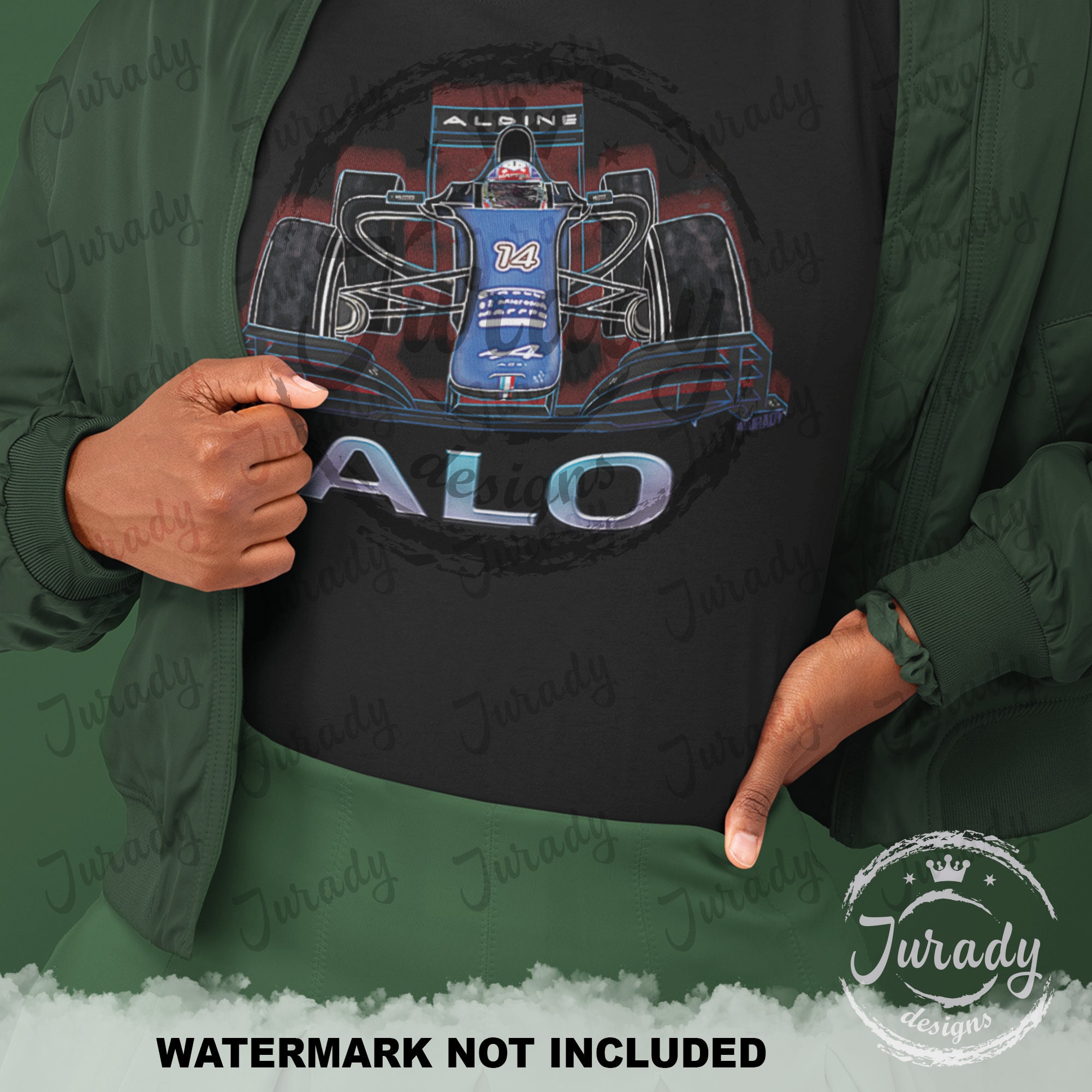 Fernando Alonso T-shirt / Formula 1 Alpine Racing Team / F1 Fan Gift ...