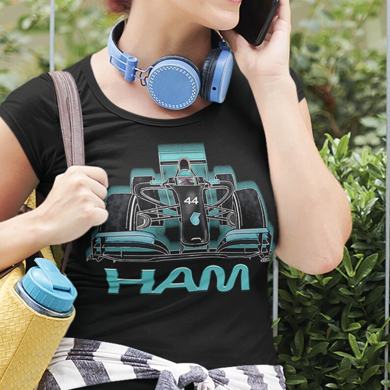 Lewis Hamilton F1 Tee: Mercedes AMG Inspired Racing Shirt - Etsy