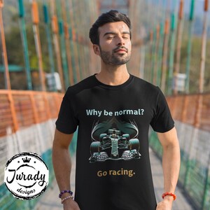 Lewis Hamilton & George Russell Tee: "why Be Normal? Go Racing ...
