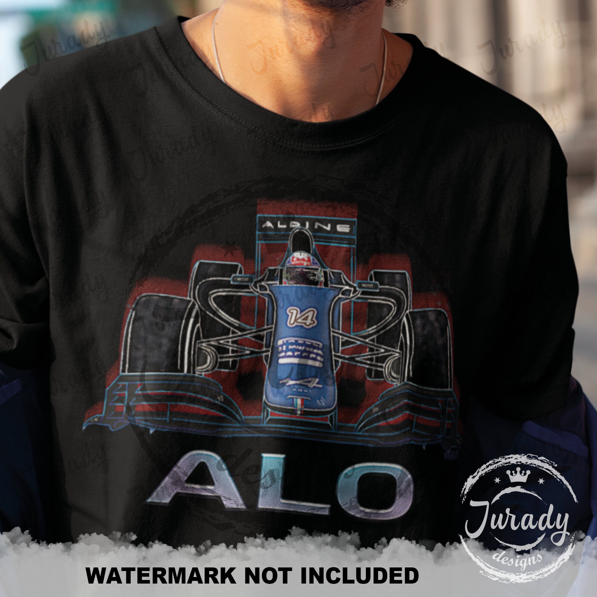 Fernando Alonso T-shirt / Formula 1 Alpine Racing Team / F1 Fan Gift ...