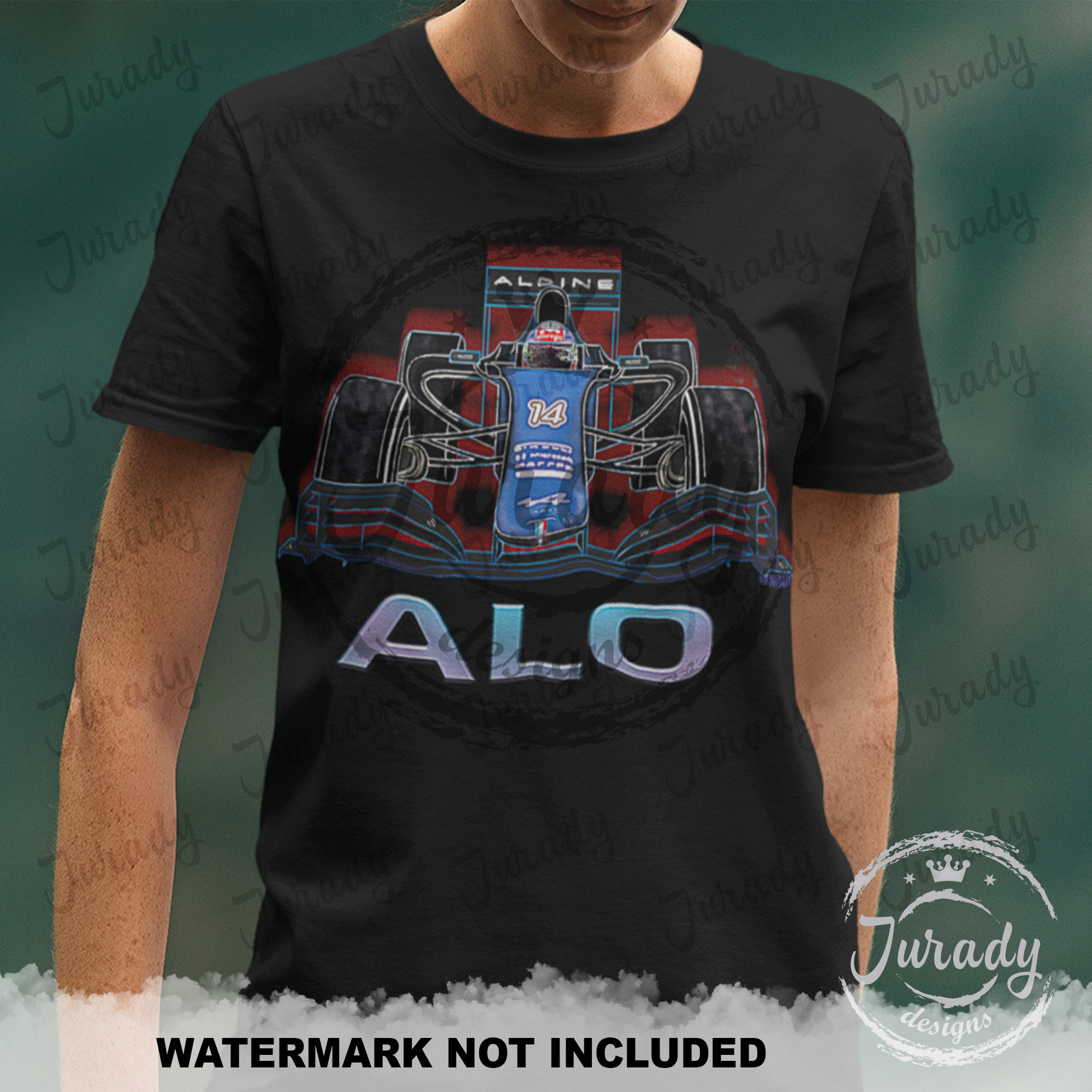 Fernando Alonso T-shirt / Formula 1 Alpine Racing Team / F1 Fan Gift ...