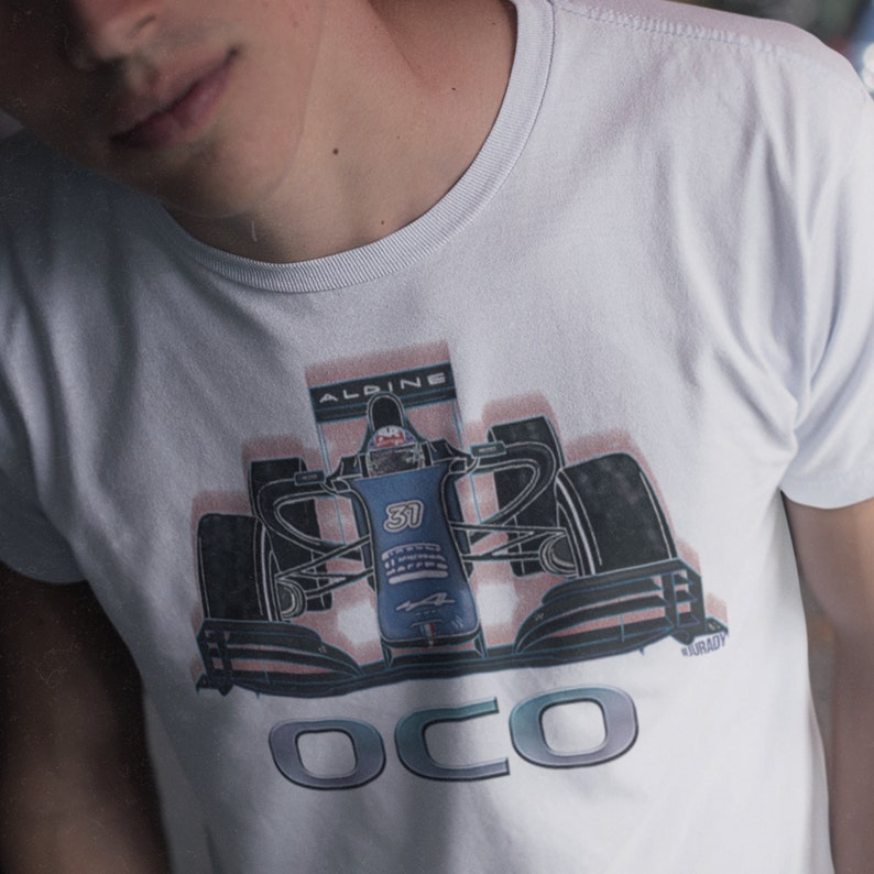 Esteban Ocon Alpine Shirt / Formula 1 Merch / Renault F1 Racing Car 31 ...