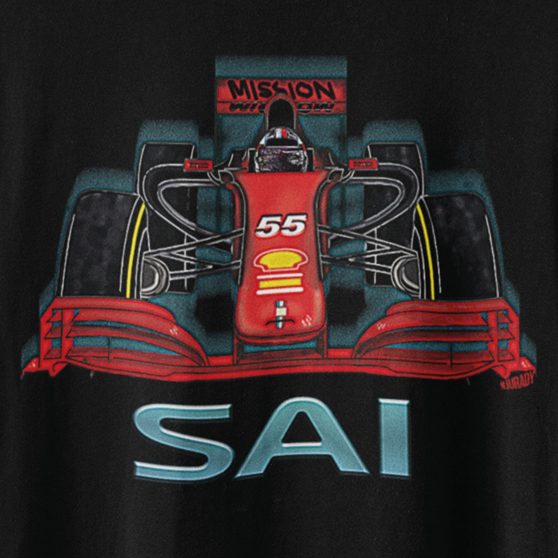 Carlos Sainz Ferrari Shirt F1 Racing Car 55 Formula One 1 - Etsy