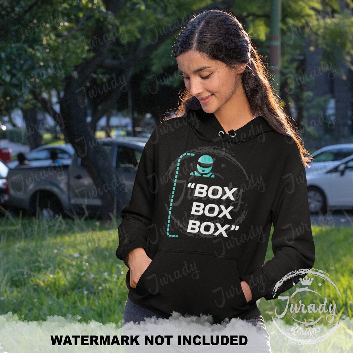 Lewis Hamilton F1 Hoodie Box Box Box Design Mercedes Team - Etsy