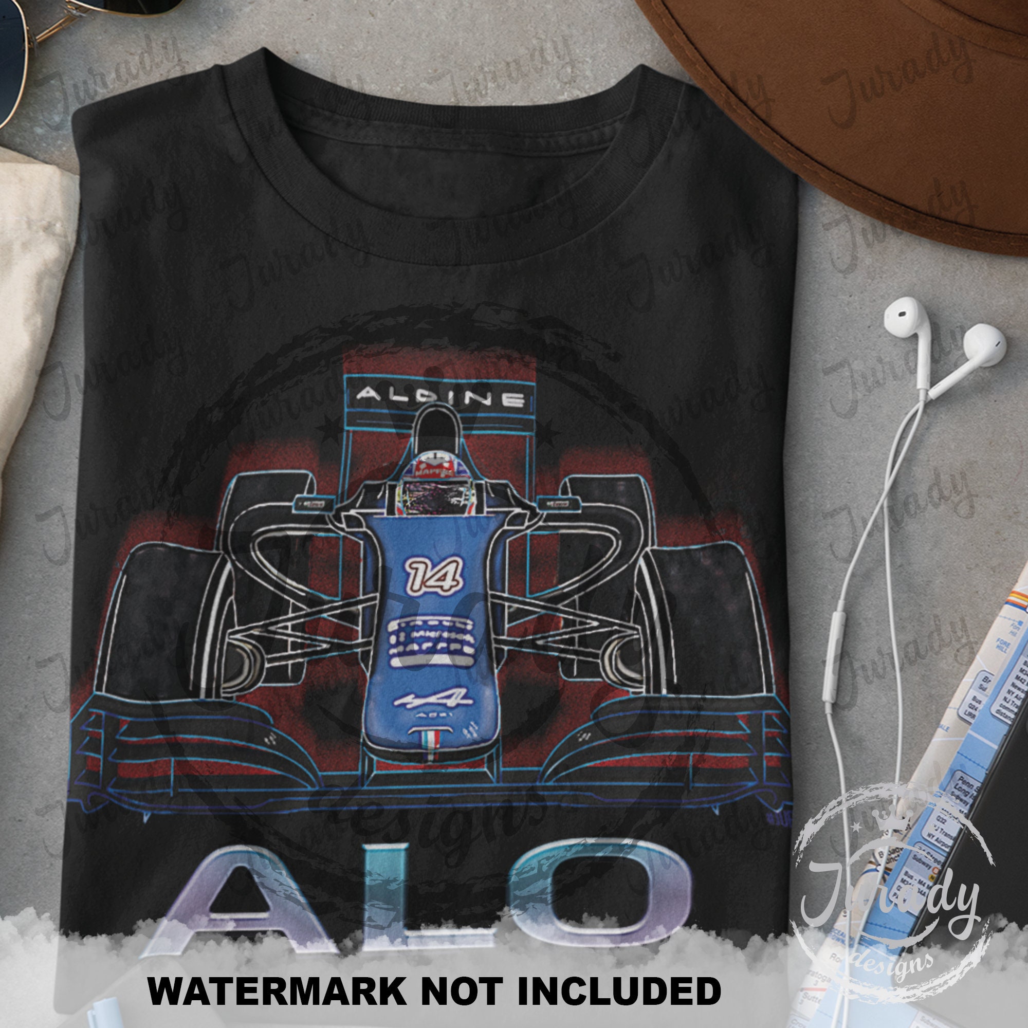 Fernando Alonso T-shirt / Formula 1 Alpine Racing Team / F1 Fan Gift ...