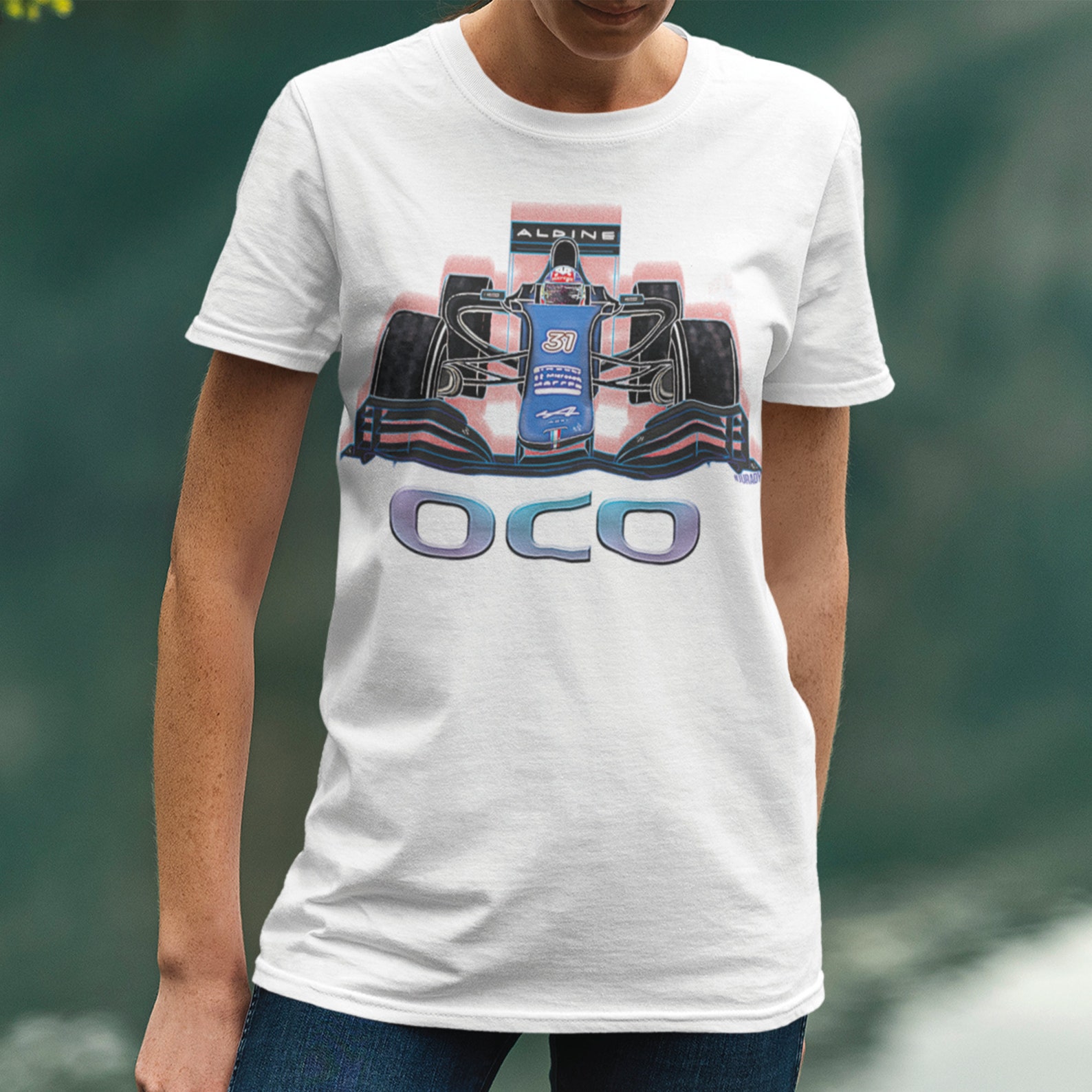 Esteban Ocon Alpine Shirt / Formula 1 Merch / Renault F1 - Etsy