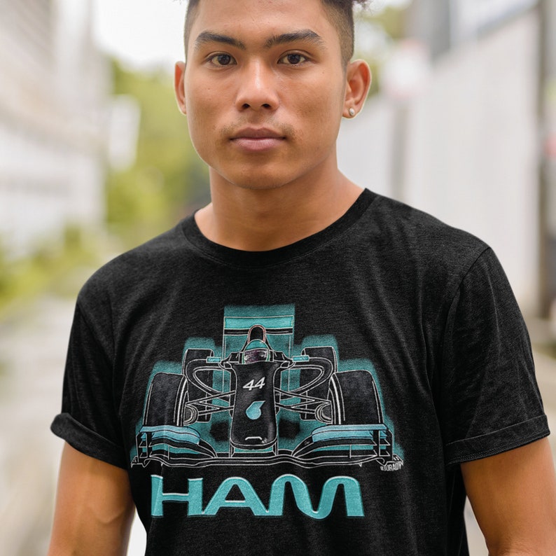 Lewis Hamilton F1 Tee: Mercedes AMG Inspired Racing Shirt - Etsy