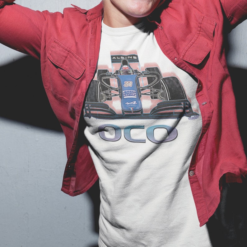 Esteban Ocon Alpine Shirt / Formula 1 Merch / Renault F1 Racing Car 31 ...
