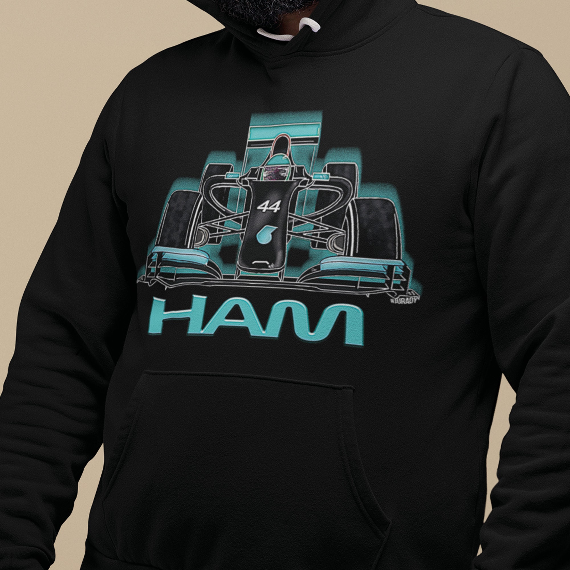 Lewis Hamilton Formula 1 Hoodie AMG Mercedes Racing Gear Men's Premium ...