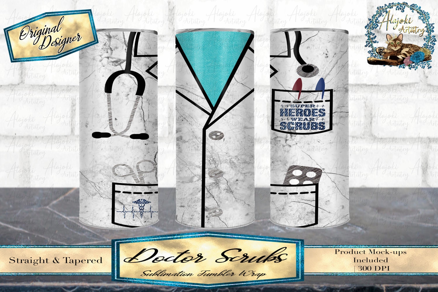 Doctor Marble Scrubs Tumbler Wrap - Etsy