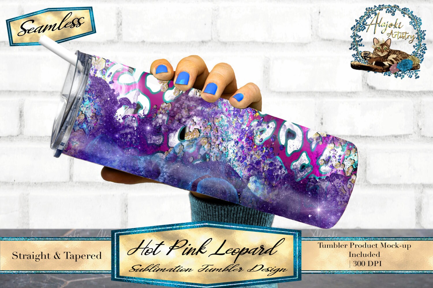 Hot Pink Leopard Sublimation Tumbler Design - Etsy