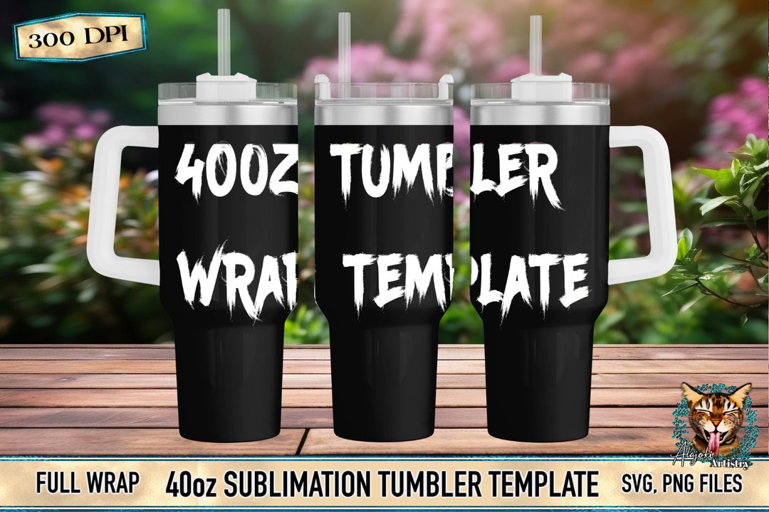 40oz Full-wrap Template Sublimation - Etsy