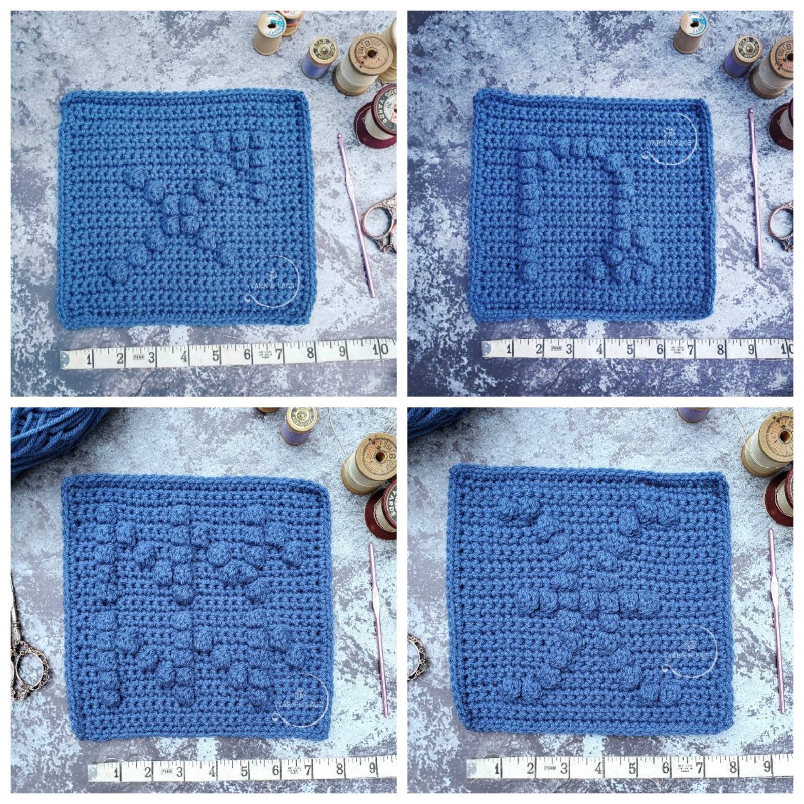Zodiac Blocks PDF Crochet Pattern Bundle - Etsy