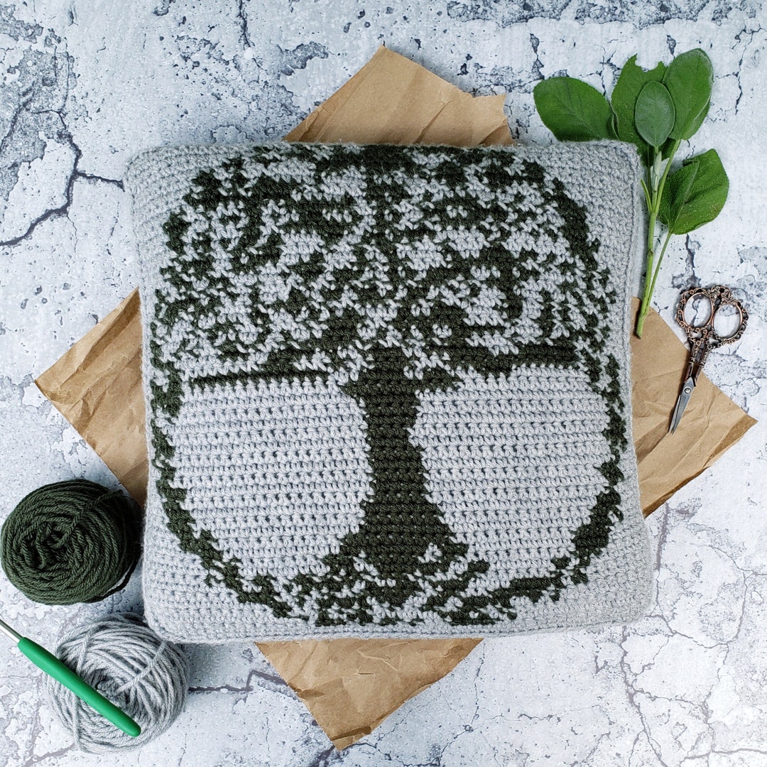 Tree of Life Throw Pillow *PDF Pattern Only* - Etsy