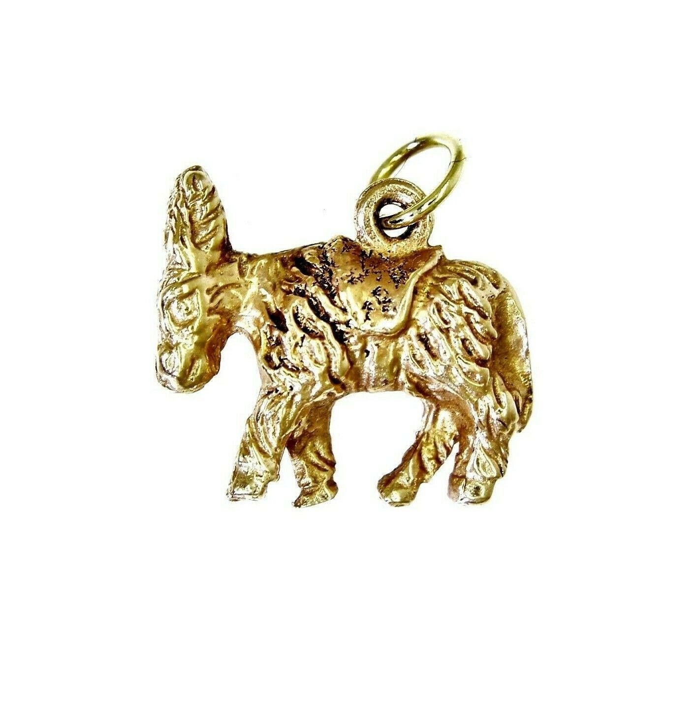 9ct 9k Yellow Gold Donkey Charm - Etsy UK