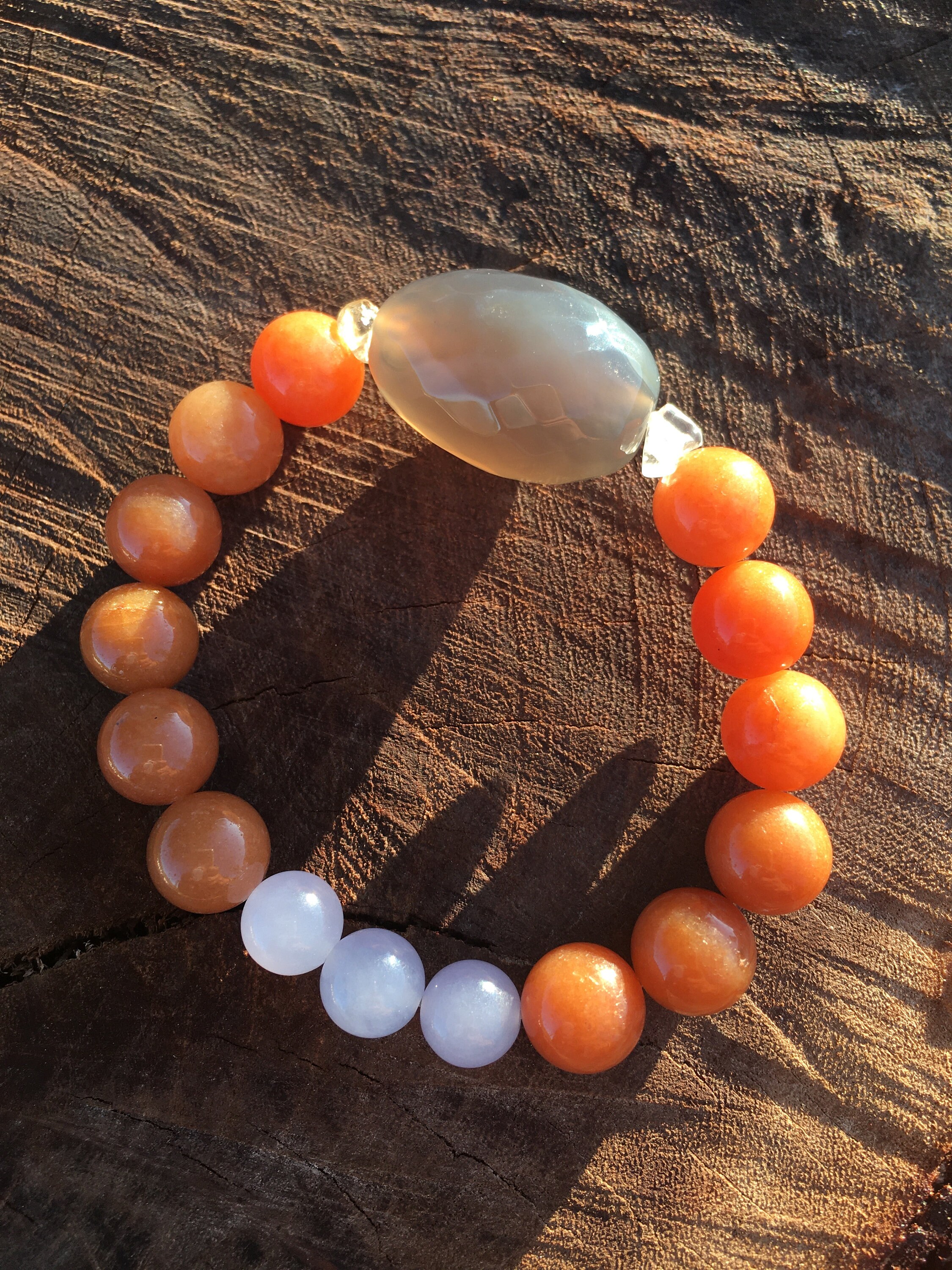 Nube naranja / naranja Aventurina Citrine ágata Jade | Etsy