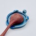 Handmade Blue Manatee/sea Cow Spoon Rest With Stamped have a - Etsy