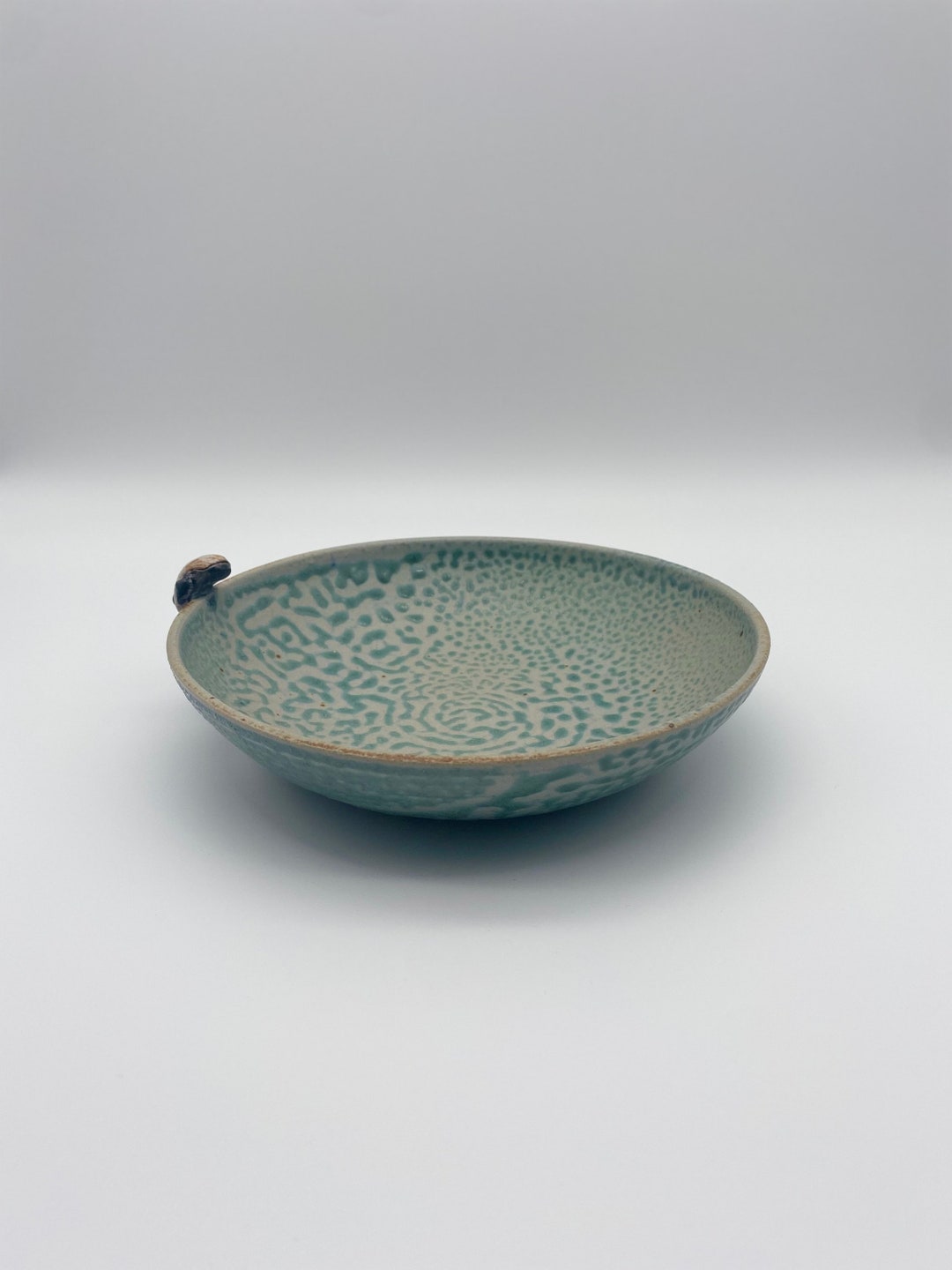 Ocean Breeze Salad/ Pasta Bowl/blate: Handmade Turquoise Delight With ...
