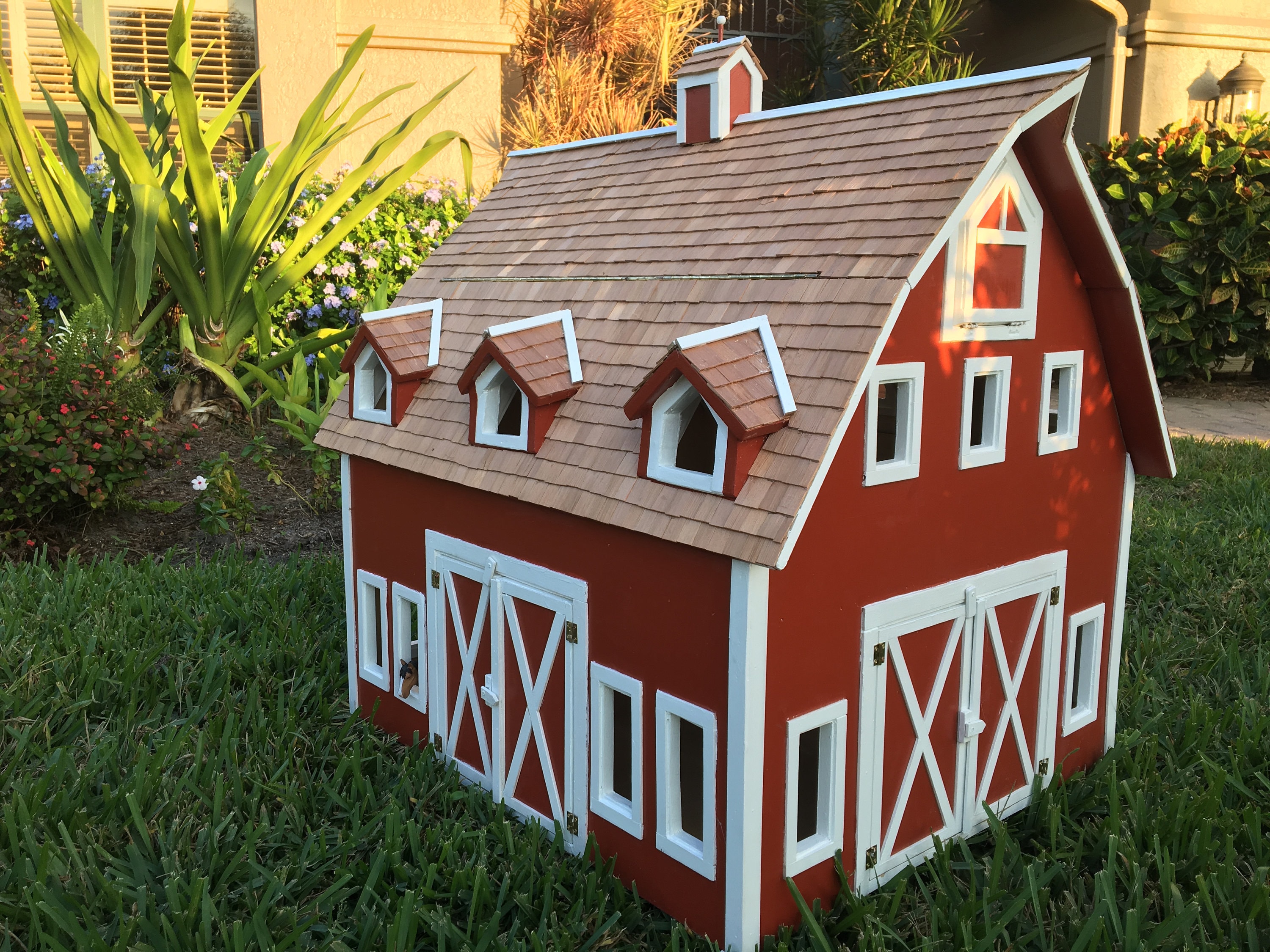 Heirloom Big Play Barn (display Table Not Included) - Etsy