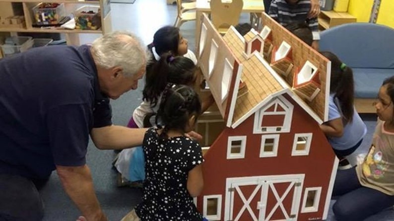 Heirloom Big Play Barn (display Table Not Included) - Etsy