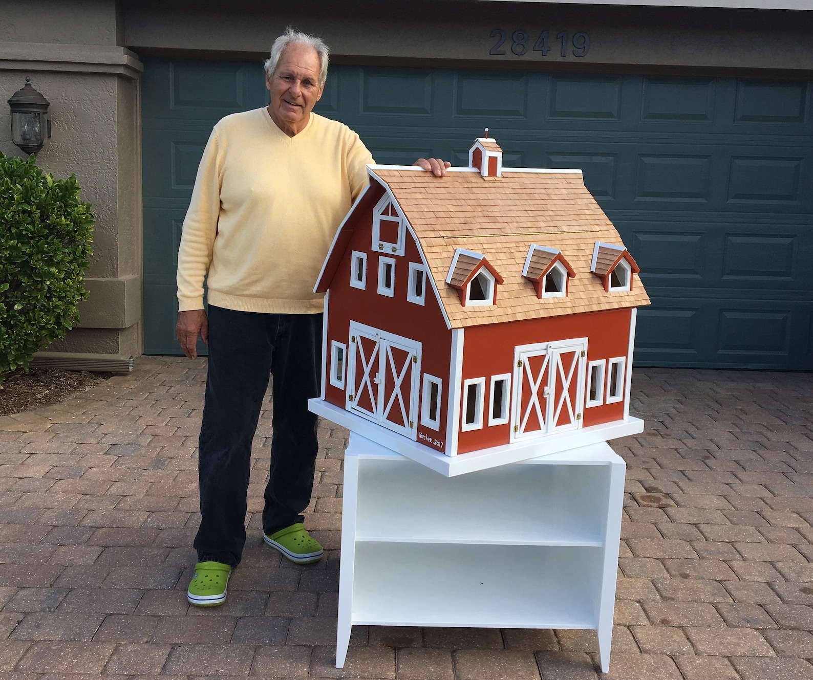 Heirloom Big Play Barn (display Table Not Included) - Etsy