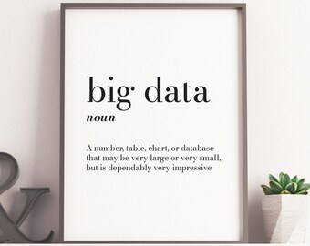 Funny Data Wall Art - Etsy