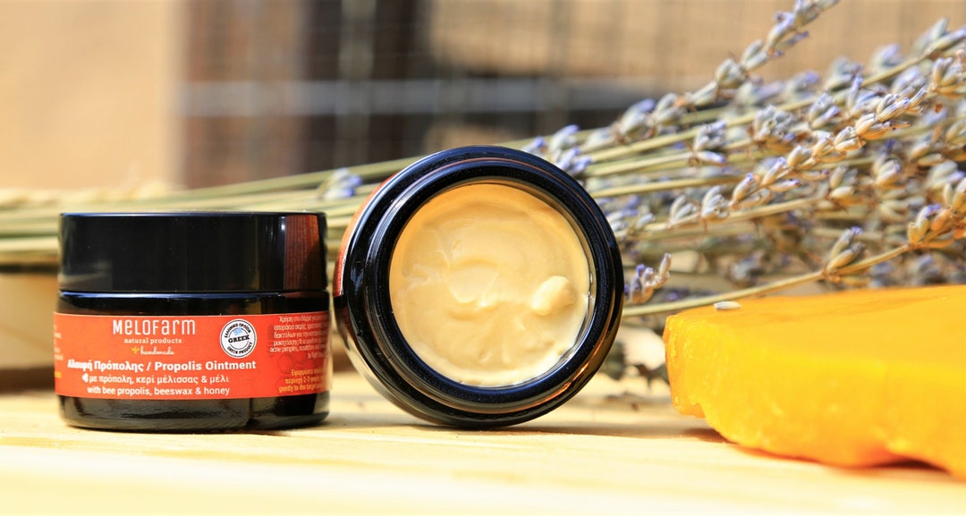 Propolis Ointment With Beeswax and Honey, Greek Propolis Healing Salve ...