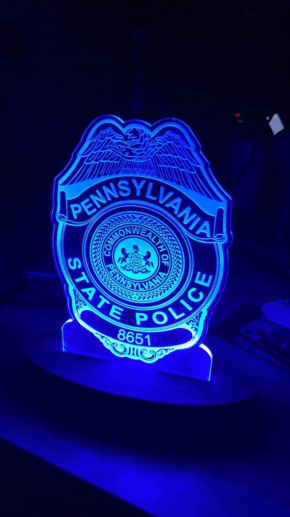 Pennsylvania State Police PSP LED Light Up Trooper Police - Etsy