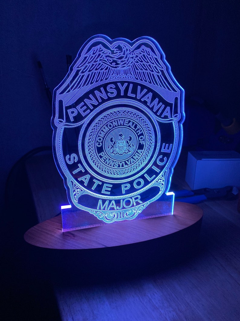 Pennsylvania State Police PSP LED Light Up Trooper Police - Etsy