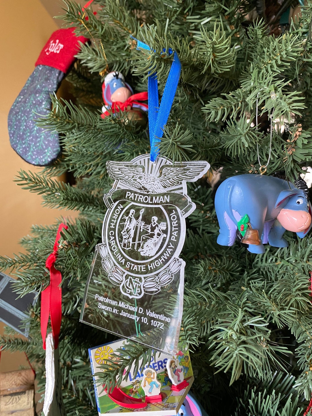 North Carolina State Highway Patrol, NCSHP, Custom Ornament, State ...