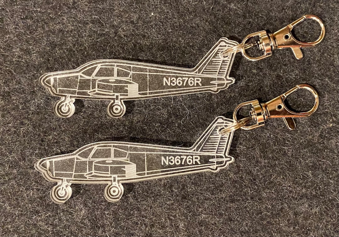 2x Cessna, Piper, Vans, Aircraft Custom Keychain, Pilot, Airplane ...