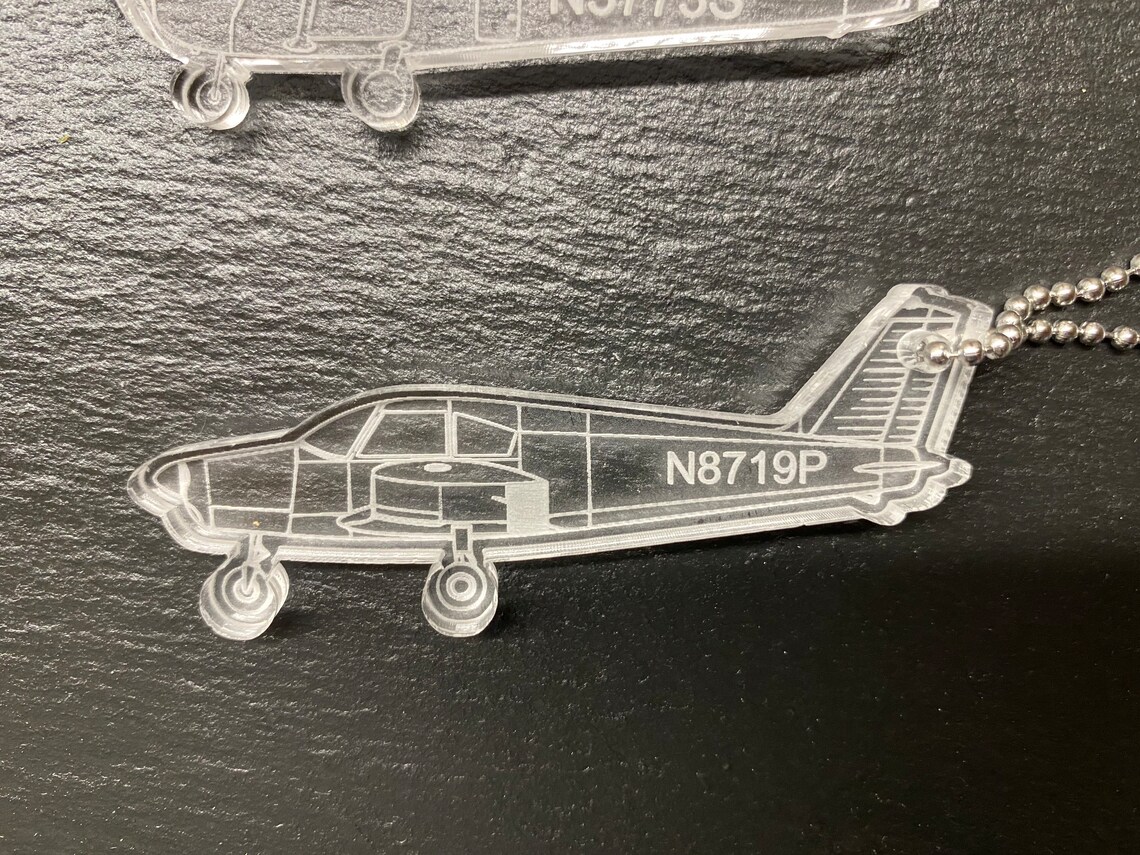 2x Cessna Piper Vans Aircraft Custom Keychain Pilot - Etsy