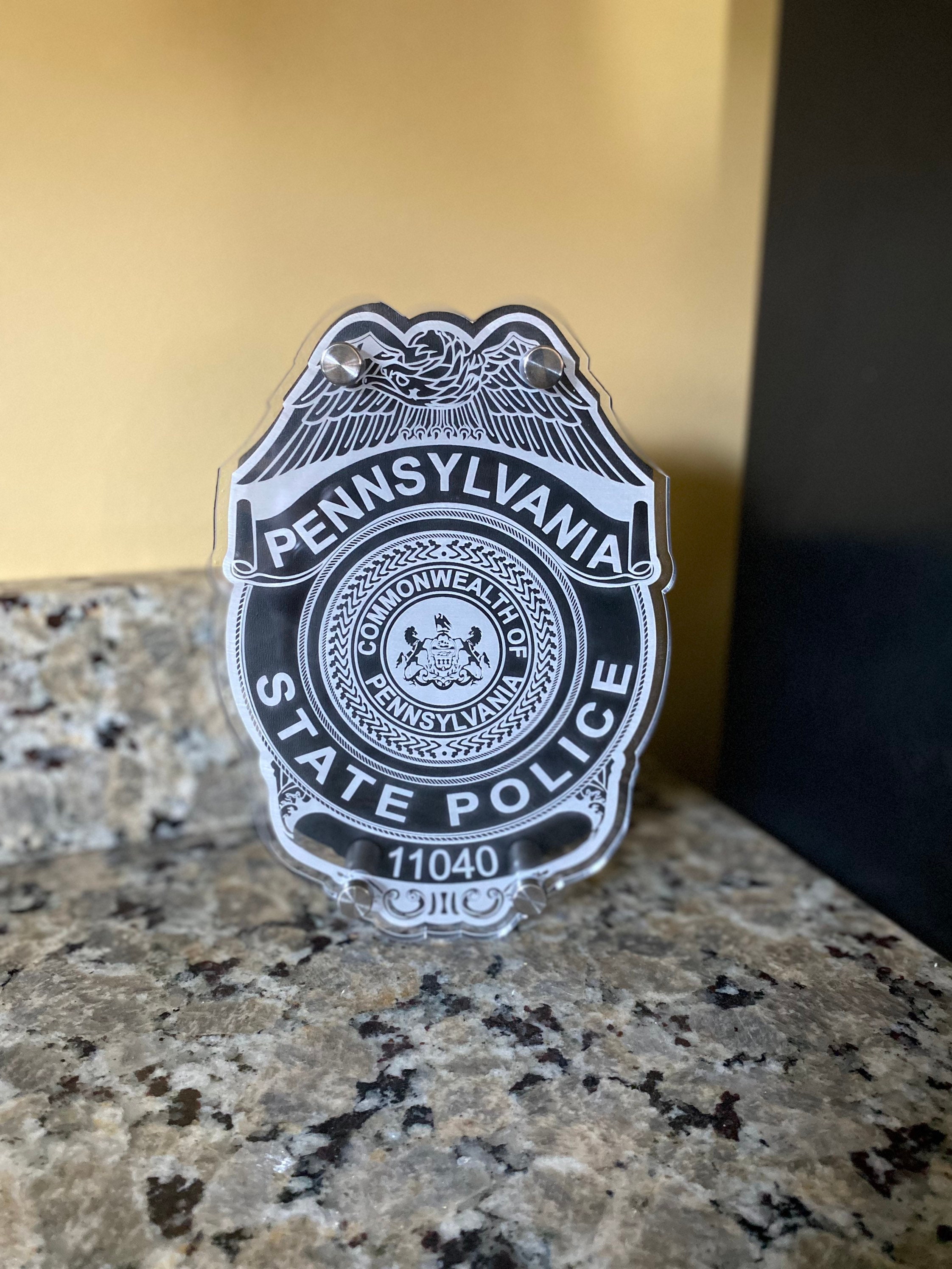 Pennsylvania State Police PSP Plexi Police State Trooper - Etsy