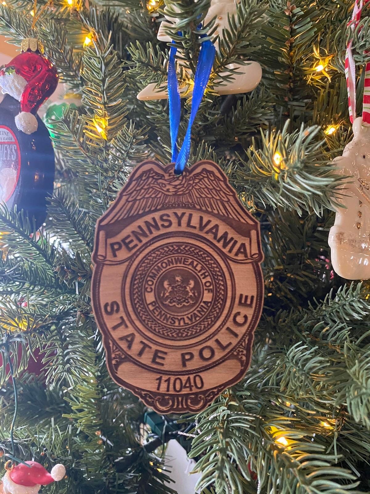 Wooden Pennsylvania State Police PSP Trooper Gift - Etsy