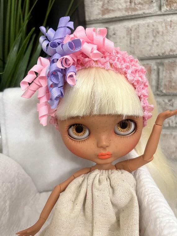 Hats Toys & Games Doll Clothing Doll Headband in Pink and Purple etna ...