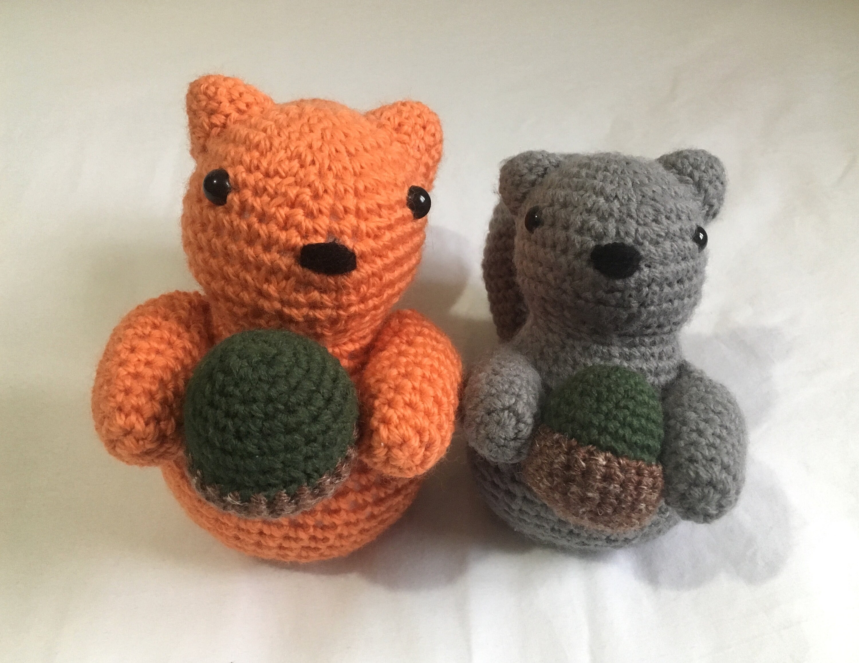Squirrel Crochet Pattern US and UK Terms - Etsy