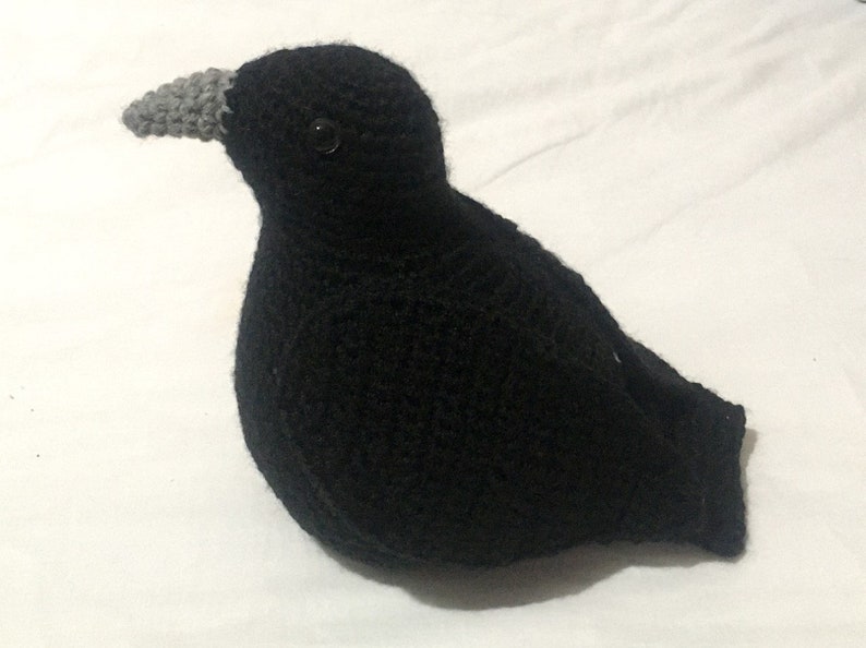 Raven Crochet Pattern US and UK Terms - Etsy