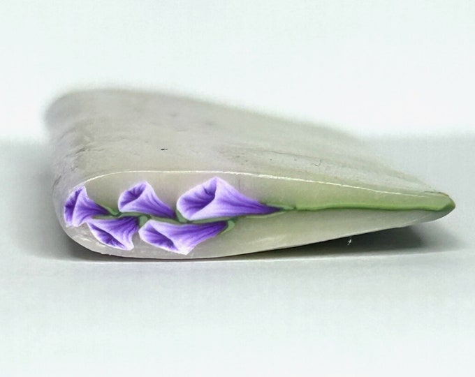 Unbaked Polymer Clay Purple Bell Flower Cane in Translucent - Etsy