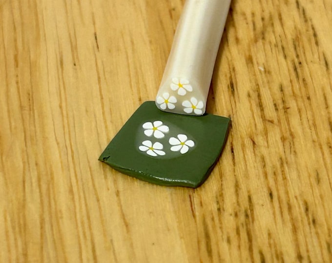 Small Raw Polymer Clay White Flower Cluster Cane - Etsy