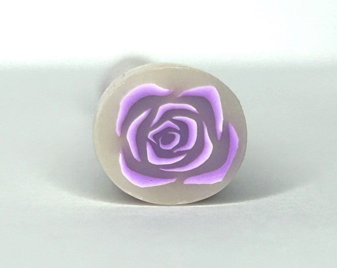 Polymer Clay Purple Rose Murini Style Cane - Etsy