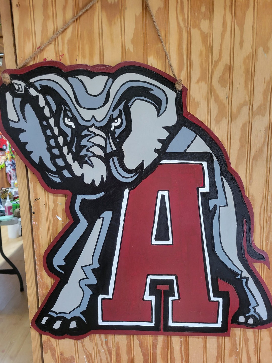 Alabama Crimson Tide, Bama, Roll Tide Door Hanger - Etsy