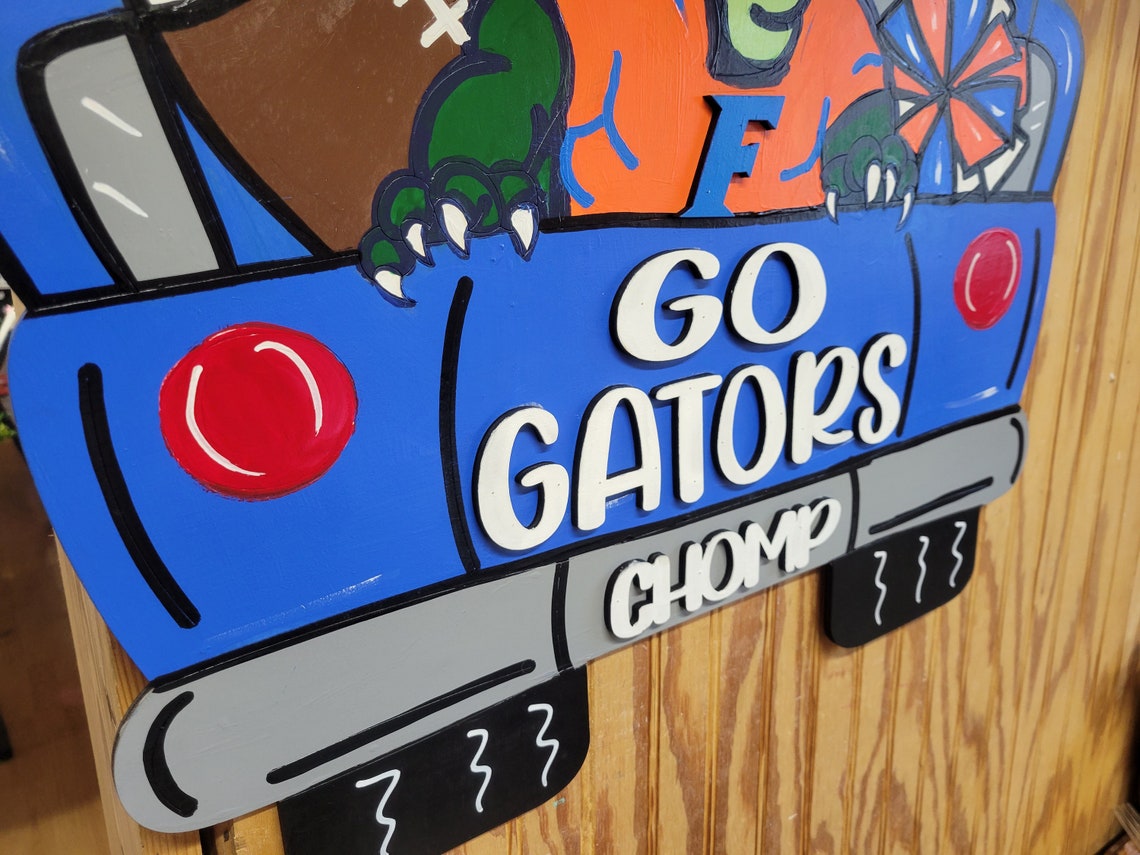 Florida Gators Truck, Go Gators, Chomp - Etsy