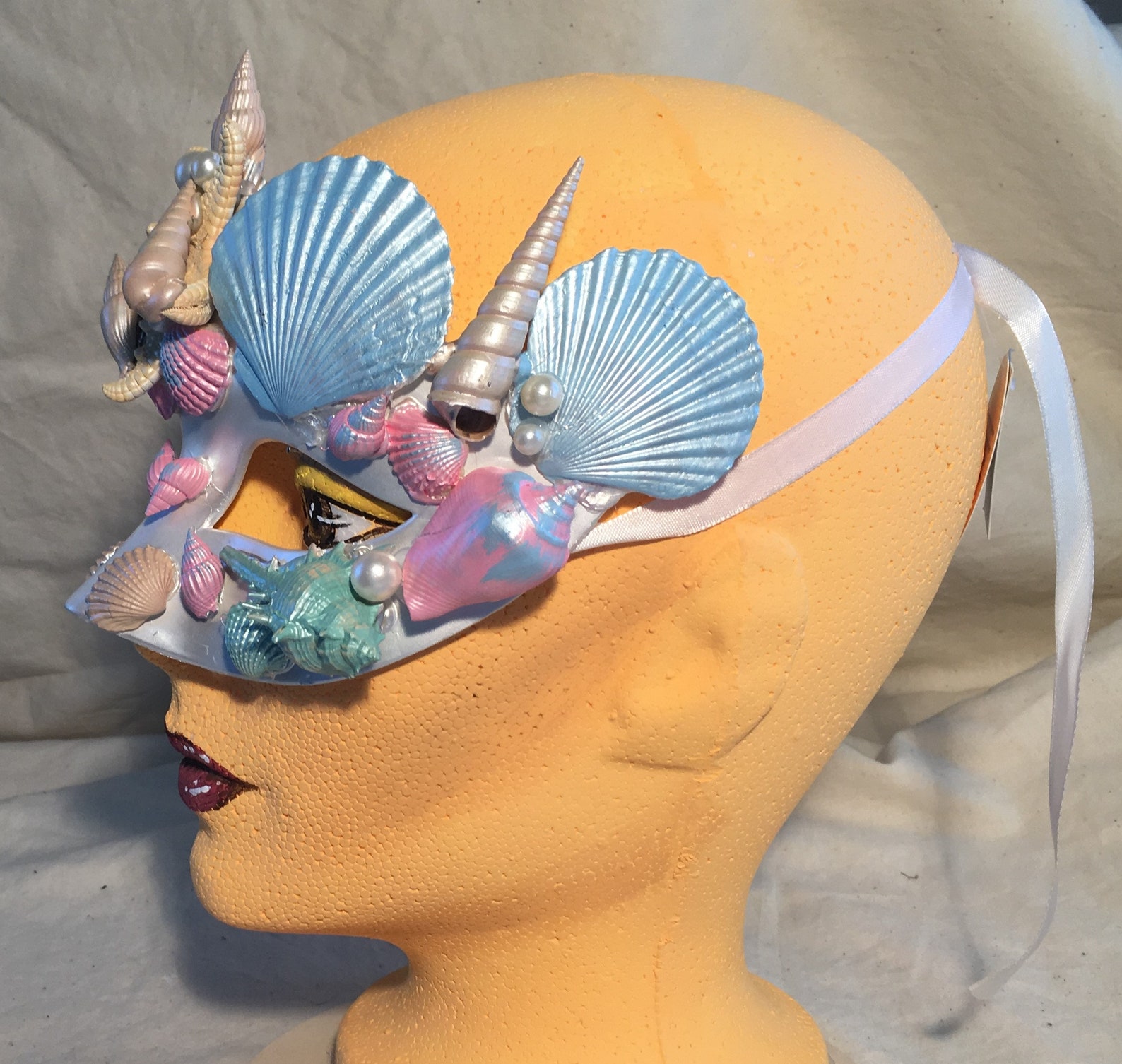 Mermaid Mask Colorful | Etsy