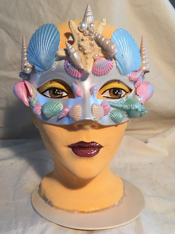 Mermaid Mask Colorful | Etsy