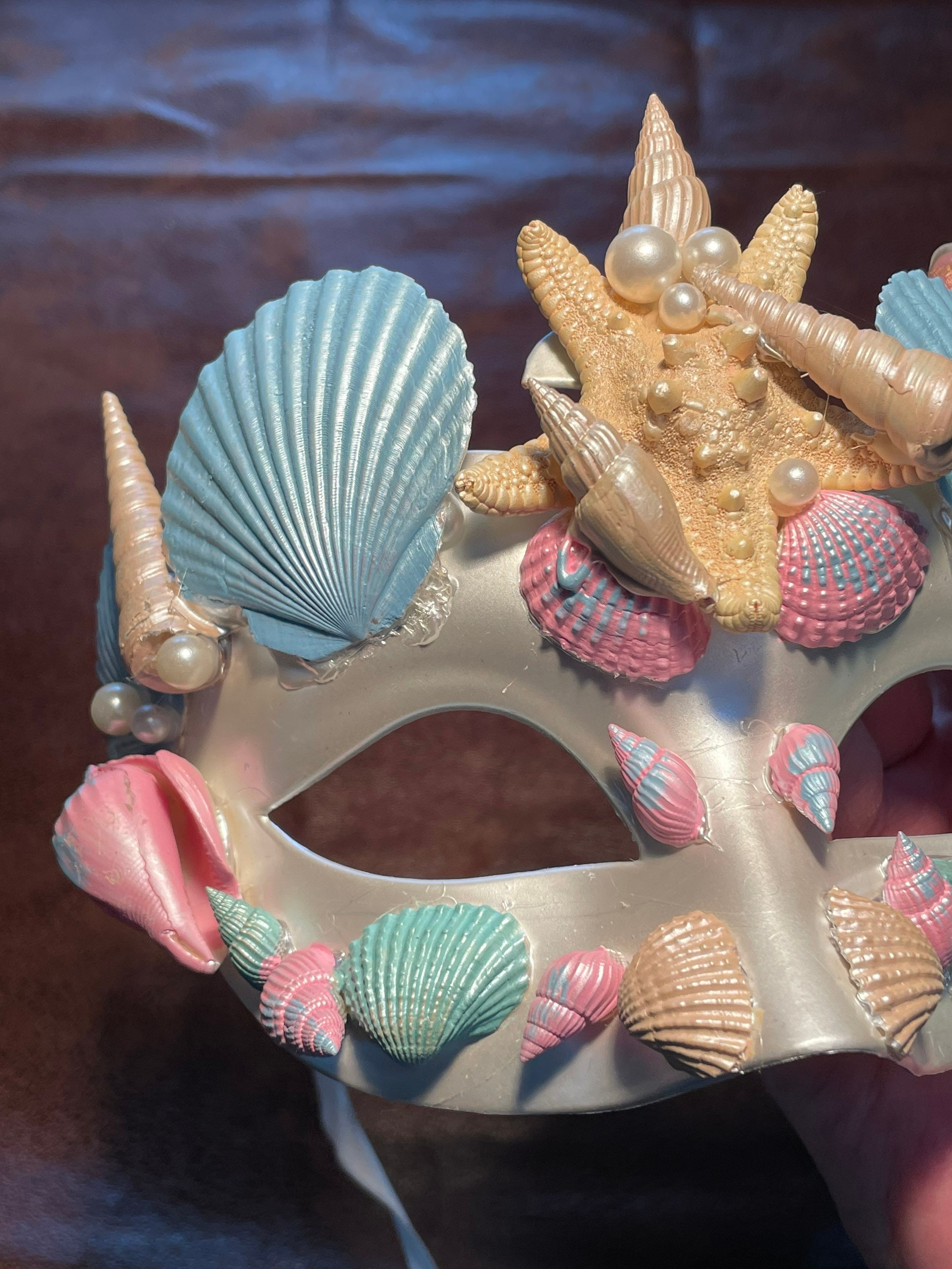 Mermaid Mask, Colorful - Etsy