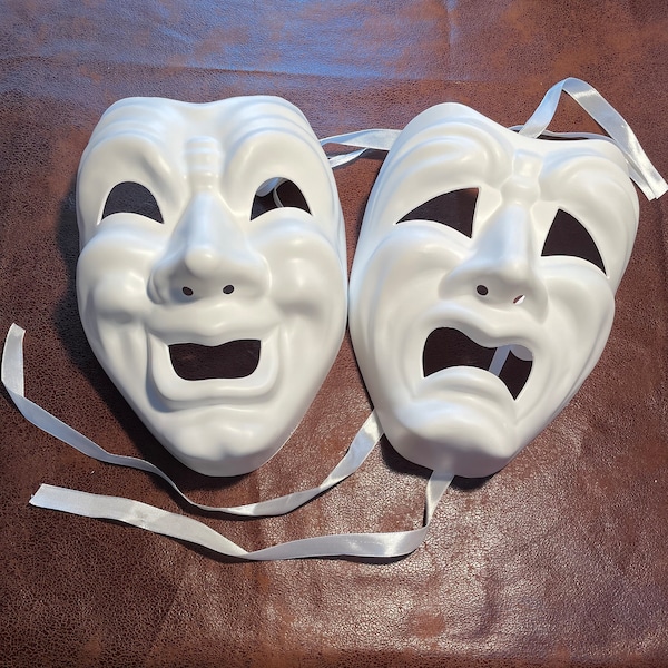 Comedy Tragedy Masks - Etsy
