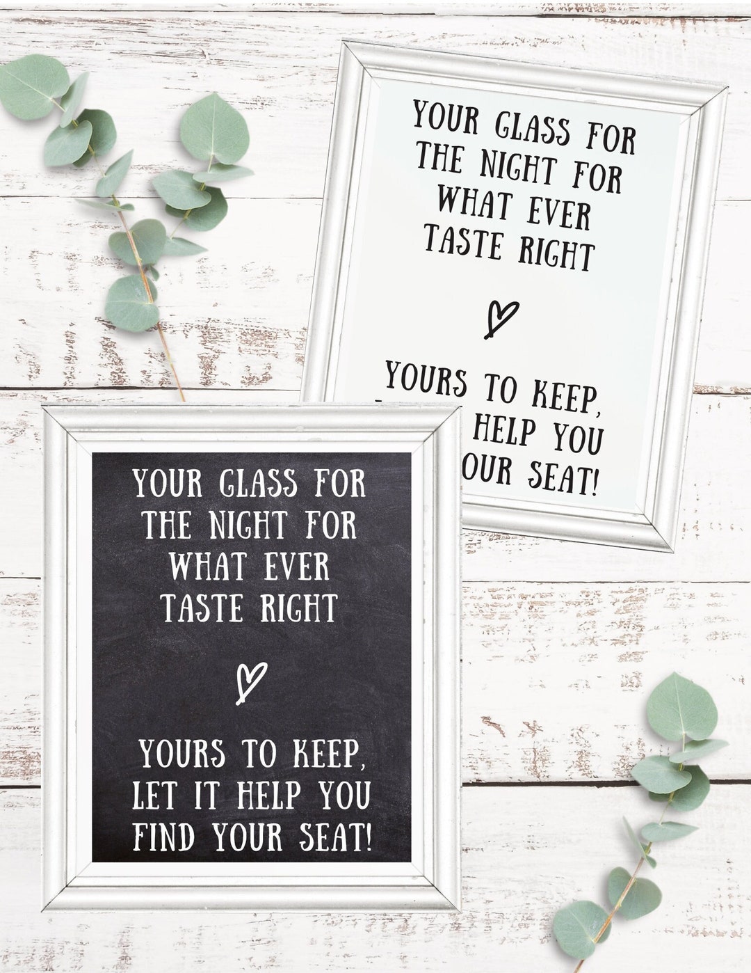 Guest Seating Sign - Etsy
