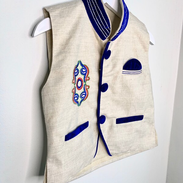 Embroidered Vest - Etsy